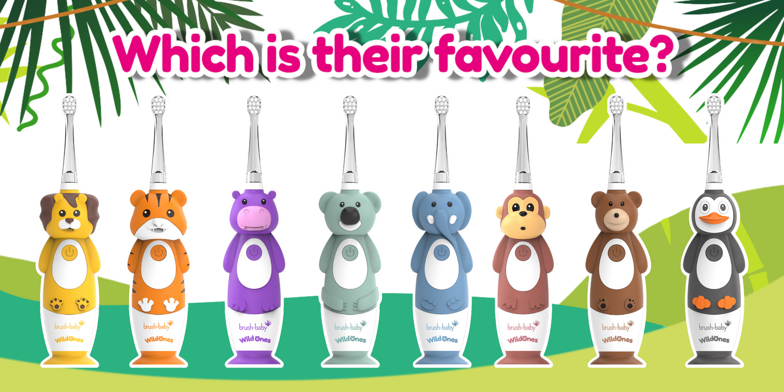 Percy Penguin Electric Toothbrush | WildOnes Toothbrush | BrushBaby